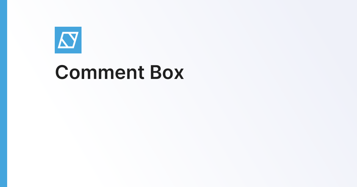 Comment Box