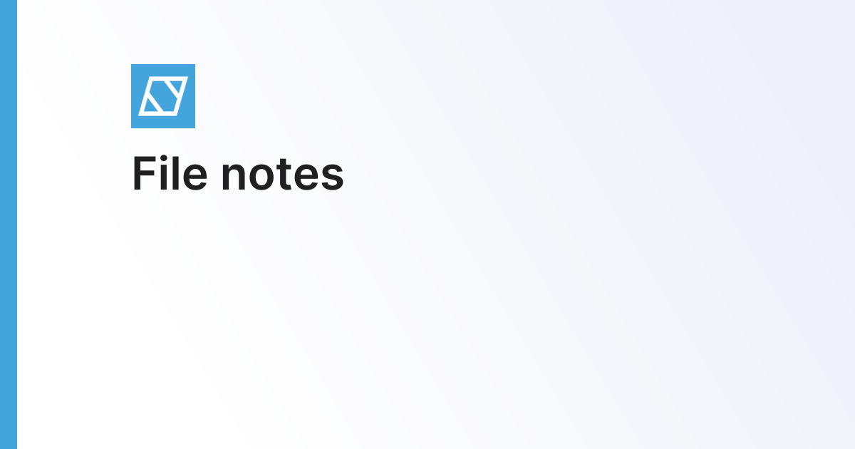 File notes