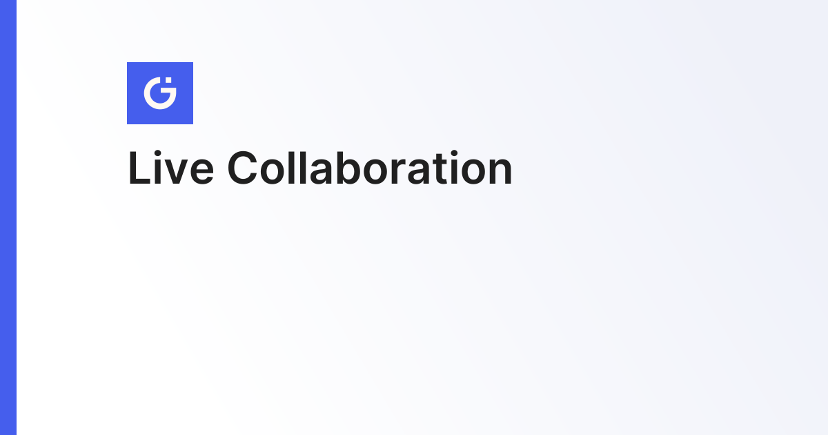 Live Collaboration
