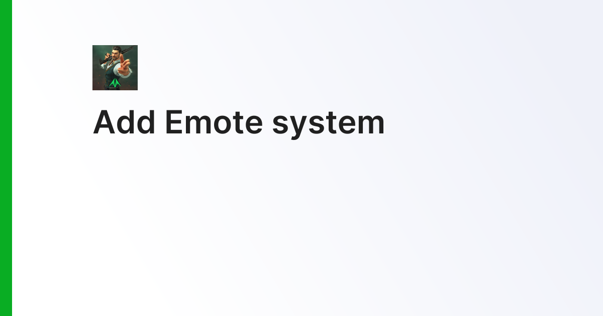 Add Emote system