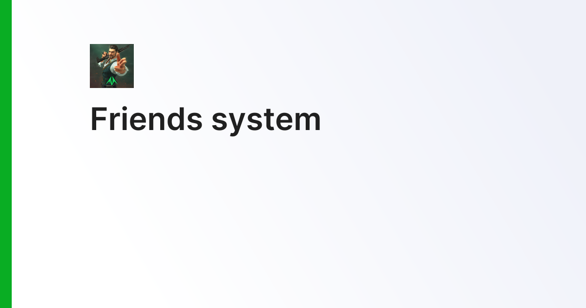 Friends system