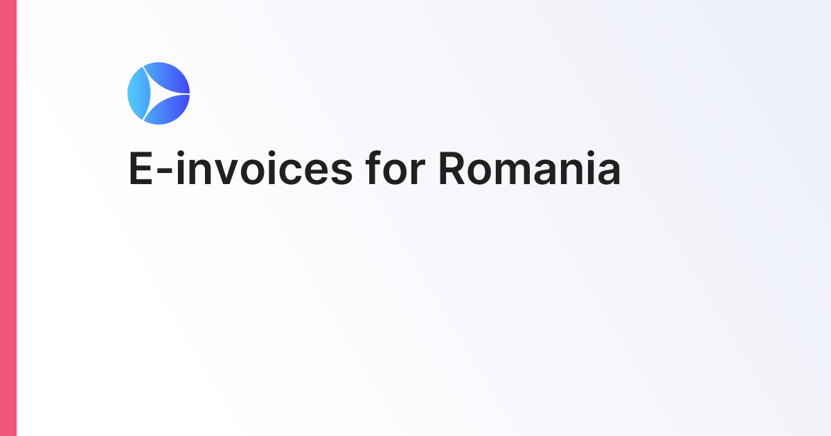 E-invoices for Romania